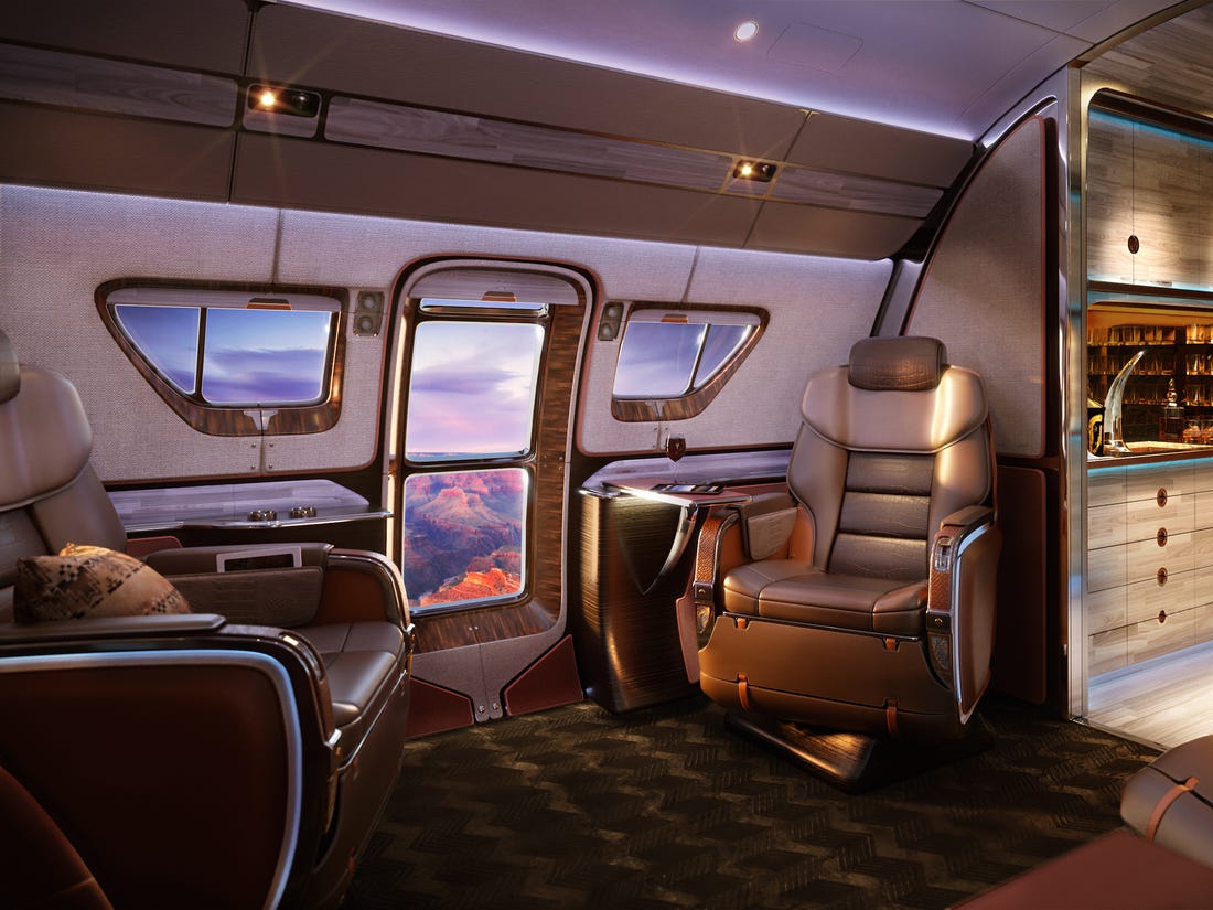 Private jet interior - Inside the Most Luxurious Private Jets in the World